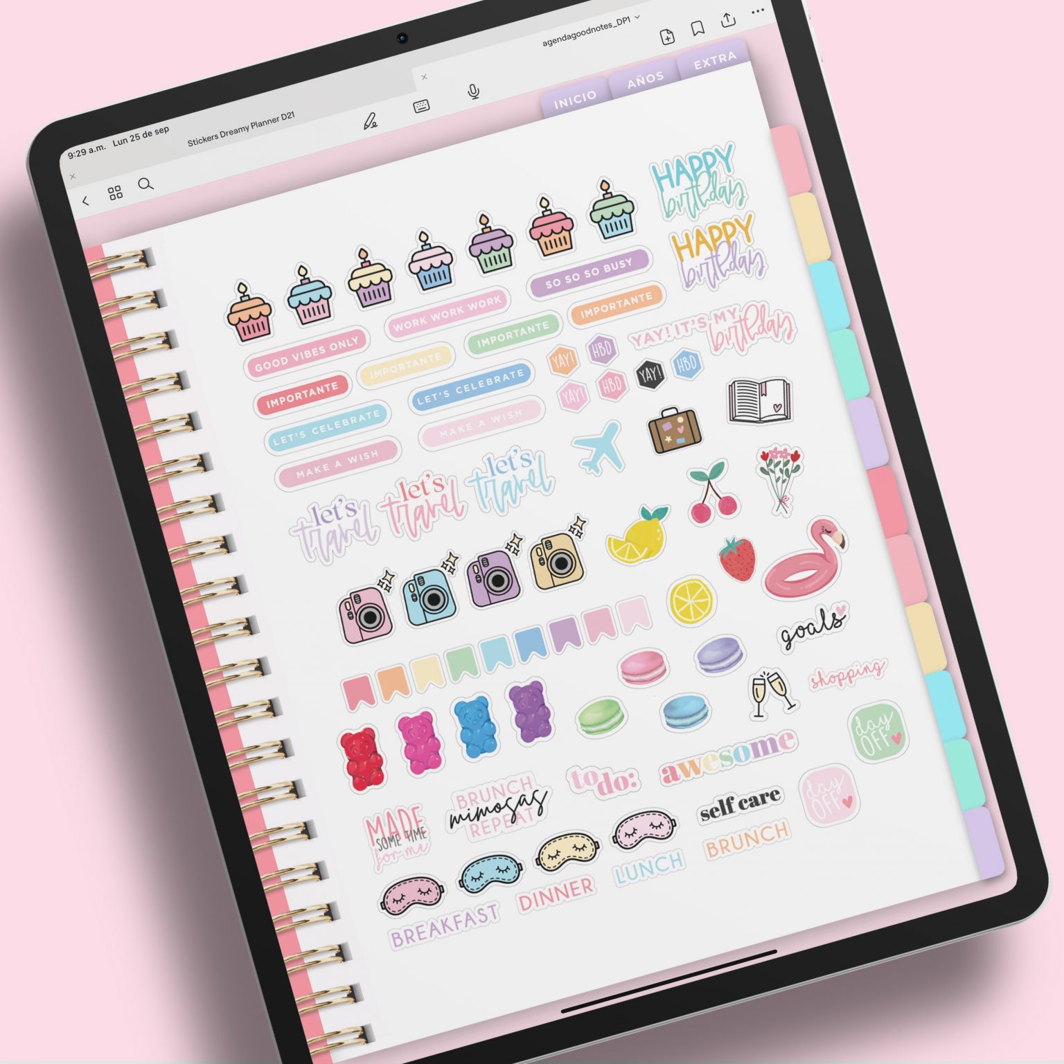 Stickers Agenda Dreamy Planner - Duo 21